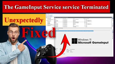 The Game Input Service Service Terminated Unexpectedly And Pc Crashes After Gaming Fixed Youtube