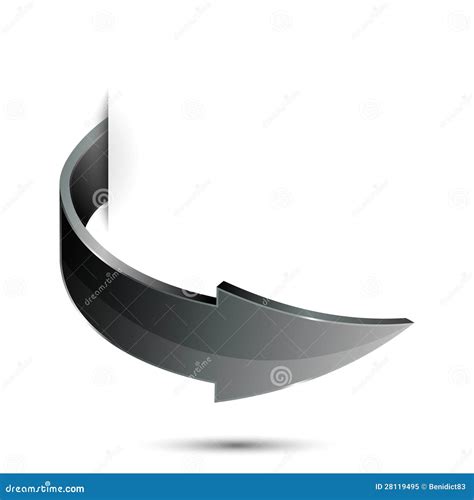 Arrow To Next Page Stock Vector Illustration Of Blank