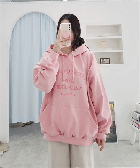 4color 파스텔 오버핏 루즈핏 박시 후드티 에이블리