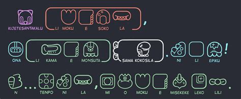Sitelen Sitelen Font Has 11 New Glyphs 134 Rtokipona
