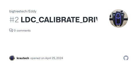 Ldc Calibrate Drive Currant · Issue 2 · Bigtreetech Eddy · Github