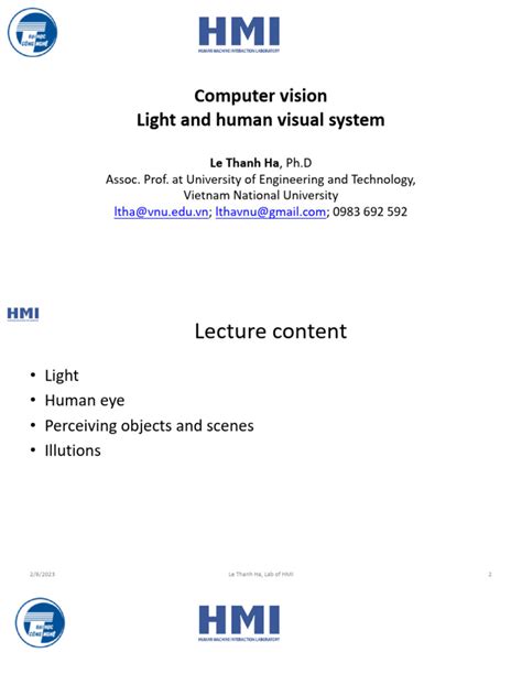 1 Computer Vision Human Visual System Pdf Eye Retina