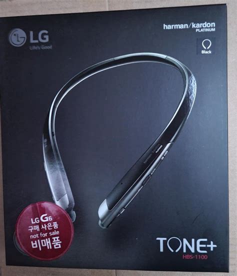 Lg블루투스 이어폰 Hbs 1100 검정 미개봉 제품 헬로마켓