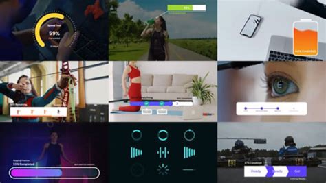 پروژه افترافکت مجموعه انیمیشن لود Loaders Spinners Progress Bars Pack