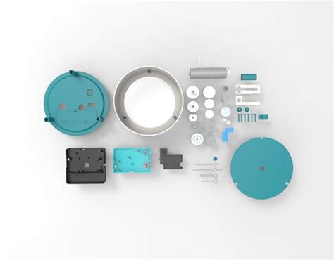 Exploded View Alarm Clock On Behance