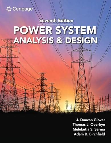 Power System Analysis And Design Glover J Duncan Sarma Mulukutla