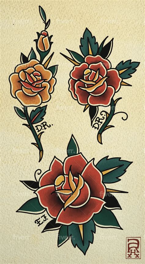 Custom Traditional Tattoo Design