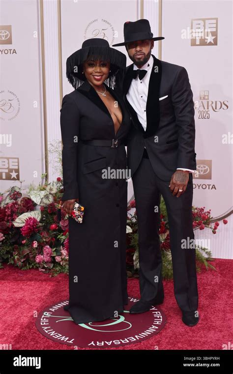Pinky Cole And Derrick Hayes Attend The 2025 Bet Awards At Peacock