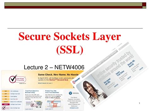ppt secure sockets layer ssl powerpoint presentation free download id 381788