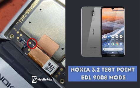 Nokia 3 2 Test Point EDL 9008 Mode Remove Pattern FRP Flashing