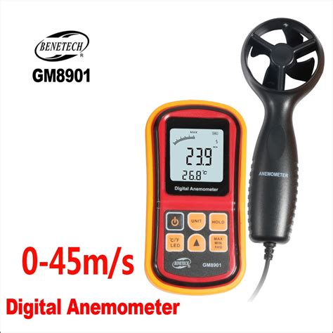 Benetech Speed Measuring Instrument Anemometer Lcd Grandado