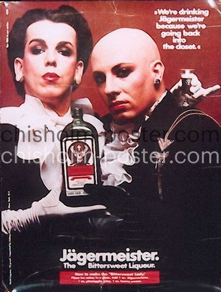 Jagermeister The Bittersweet Liqueur Original Vintage Poster