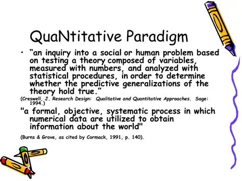 Ppt Quantitative Paradigm Powerpoint Presentation Free Download Id