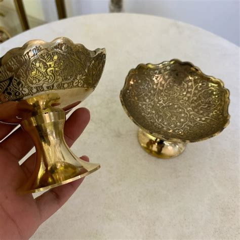 قیمت و خرید پیاله برنجی مدل 170002مجموعه2عددی