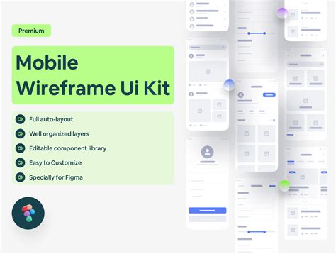 Mobile Apps Wireframe Ui Kit Wireframe Kits — Ui Custom