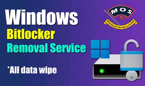 Windows Bitlocker Recovery Lock Removal Service