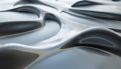 Surface Detail Rendering Smooth Visual Concept With Smooth Curve Liquid Textured Surface Stock