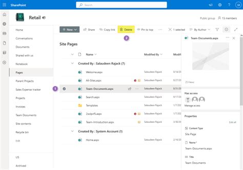 How To Delete A SharePoint Page Step By Step Guide SharePoint Diary