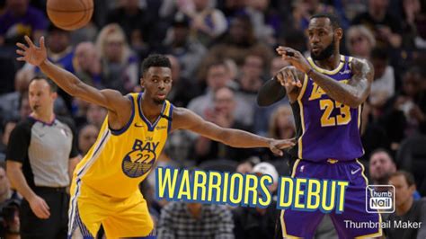 Andrew Wiggins Warriors Debut Highlights Youtube