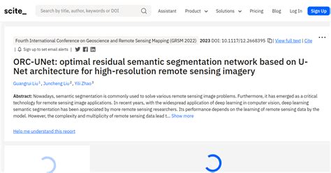 Orc Unet Optimal Residual Semantic Segmentation Network Based On U Net Architecture For High
