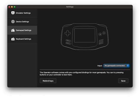 Gamepad Settings Epilogue