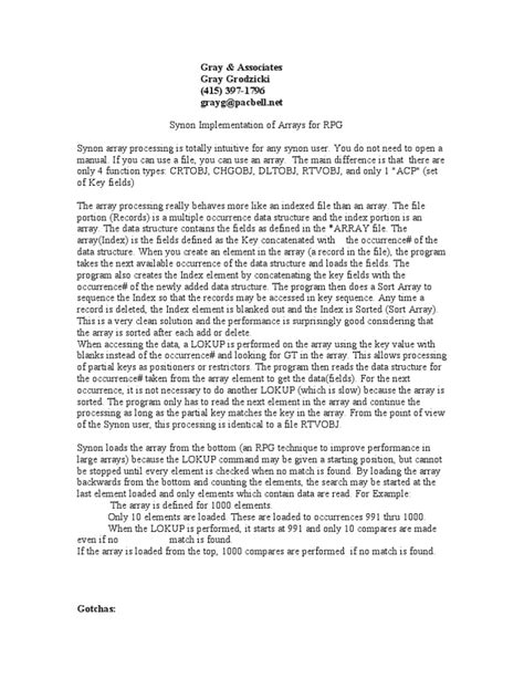 arrays pdf array data structure database index