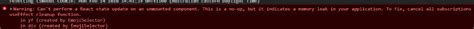 Components Unmount Warning · Issue 142 · Ealushemoji Picker React