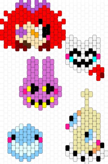 Tadc Jax Door Icon Fuse Bead Pattern Kandi Pad Kandi Patterns Fuse