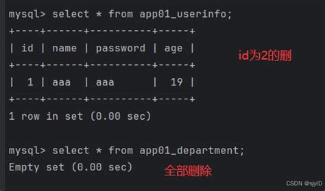 四、django通过orm对数据库操作（下：增删改查）orm怎么实现数据库的修改 Csdn博客