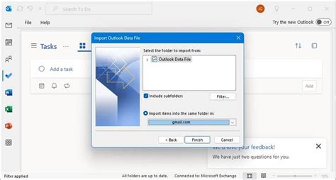 How To Import Emails Contacts And Appointments Into Gmail From An Outlook Pst File