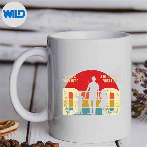 Dad Sons Svg Dad Sons First Hero Daughter Love For Fathers Day Svg Wildsvg