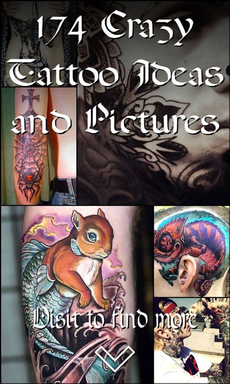 140 Best Crazy Tattoos Ideas Tattoos Weird Tattoos Cool Tattoos