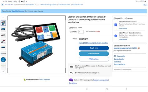 Cerbo Gx Wild Camping For Motorhomes