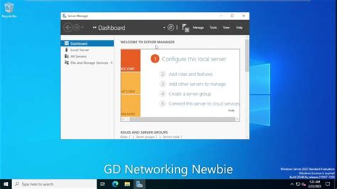 Active Directory Domain Services Ad Ds Installation Windows Server 2022 Youtube