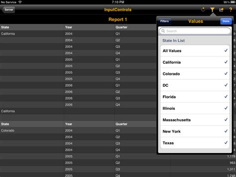 Trying Out Input Controls With Businessobjects Mob Sap Community