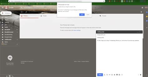 How To Get A Forgotten Attachment Reminder In Gmail