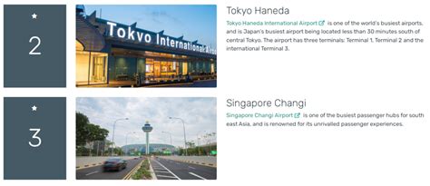2022年度全球最佳机场百强出炉了！看看第一名是谁？ 知乎