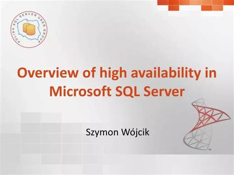 PPT Overview Of High Availability In Microsoft SQL Server PowerPoint Presentation ID