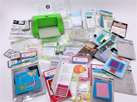 Provo Craft Cuttlebug Machine And Accessories Black And Gold Auctions