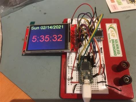 Ili9341 Based Digital Clock Project Paynters Palace