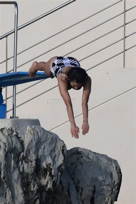 Nina Dobrev In Sexy Swimsuit Kissing Grant Mellon The Fappening