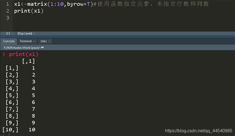 R语言 Matrix函数创建矩阵特殊情况byrow T Matrix Csdn博客