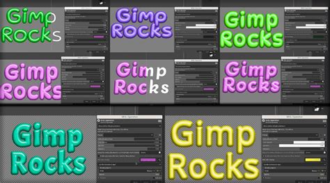 My Gimp Text Styling Plugin Glossy Balloon Updated Last Month It Now