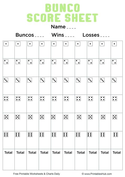 Free Printable Bunco Score Sheets Table Tally Sheet Pdf Artofit