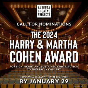Call For Nominations Calgary 2024 Harry And Martha Cohen Award