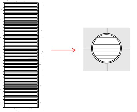 Solved How To Create A Round Louver Panel Autodesk Community