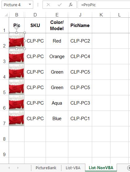 Picture Lookup On Multiple Rows Non Vba Mrexcel Message Board