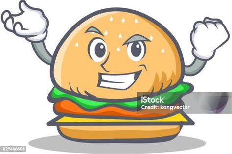성공적인 햄버거 문자 패스트 푸드 벡터 일러스트 레이 션 굽기에 대한 스톡 벡터 아트 및 기타 이미지 굽기 눈 신체 부분 만화 Istock