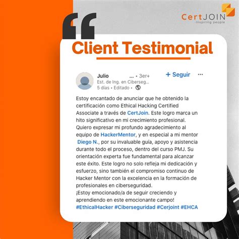 Certjoin On Linkedin Success Certification Happycustomer