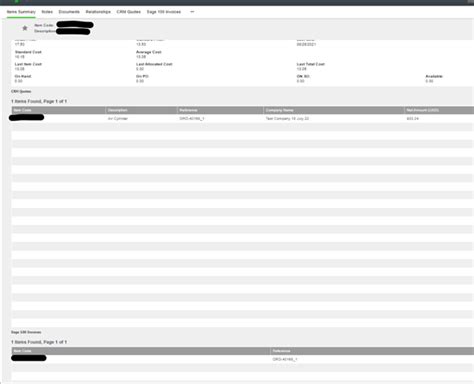 Custom Entity Section Below The Summary General Discussion Sage